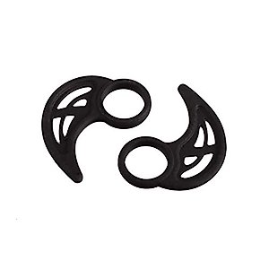 Xcessor 4 Pairs (8 Pieces) Universal Silicone Earhooks. Earphone Accessory for Sports. Compatible with The Most Popular in-Ear Headphones. Black