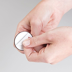 iDesign York BPA-Free Plastic AFFIXX Self-Adhesive Storage Hooks - 2.3" x 2" x 1.5", Bronze (Pack of 2)