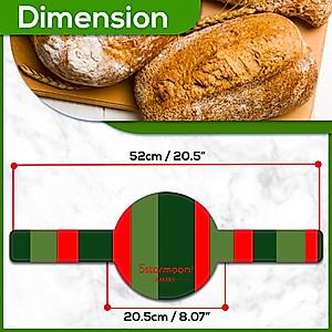 Silicone Bread Sling Dutch Oven Liner - Extra Thick Non-Stick Reusable Silicone Sourdough Bread Baking Mat with Long Handles, Sourdough Bread Baking Supplies for Easy Dough Transfer (Salmon Pink)