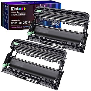 E-Z Ink Pro dr730 dr-730 Comaptible Drum Unit Replacement for Brother DR730 DR 730 to use with HL-L2350DW HL-L2395DW HL-L2390DW HL-L2370DWXL MFC-L2750DW MFC-L2710DW DCP-L2550DW Printer (2 Drum)