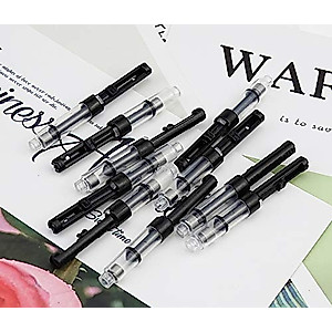 10 PCS Fountain Pen Short Converters Universal International Standard Size 2.6mm bore diameter