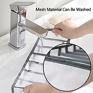 RESHANG 6PCS Grey Wardrobe Clothes Organizer,Clothes Organizer for Jeans+Pants+Shirts+Bra+Underwear+Socks,Folded Washed Mesh Organizers for Wardrobe, Drawer, RV Travel Clothing Storage Classification