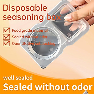 Double Compartment Condiment Containers with Lids, 5PcsPortable Reusable Sauce Container, Dual Compartment Containerfor for Condiment, Dip, Sauce, Sampling and Travel Snacks