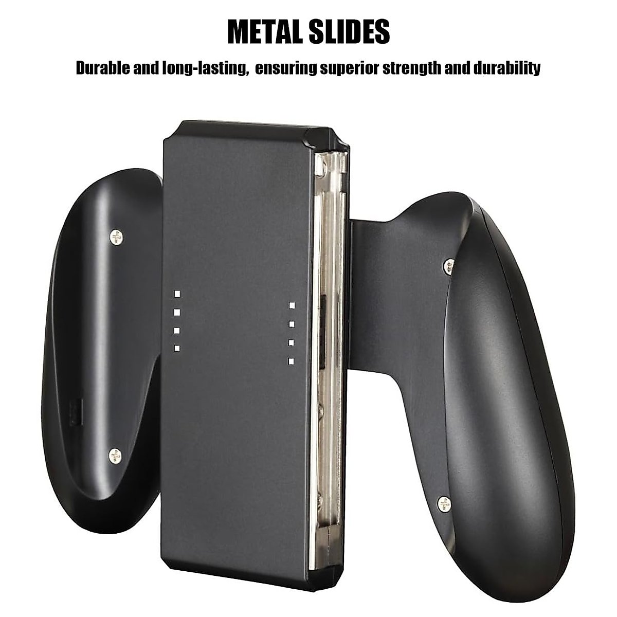 3 Pack Comfort Grips Compatible with Joy Con, Handle Grips Kit Compatible with Switch/OLED Controller with 4 Thumb Caps