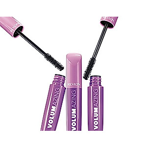 Mascara by Revlon, Volumazing Eye Makeup, Non-Waterproof, No Clump, Smudge Proof, Flake Proof, 901 Blackest Black, 0.30 Fl Oz