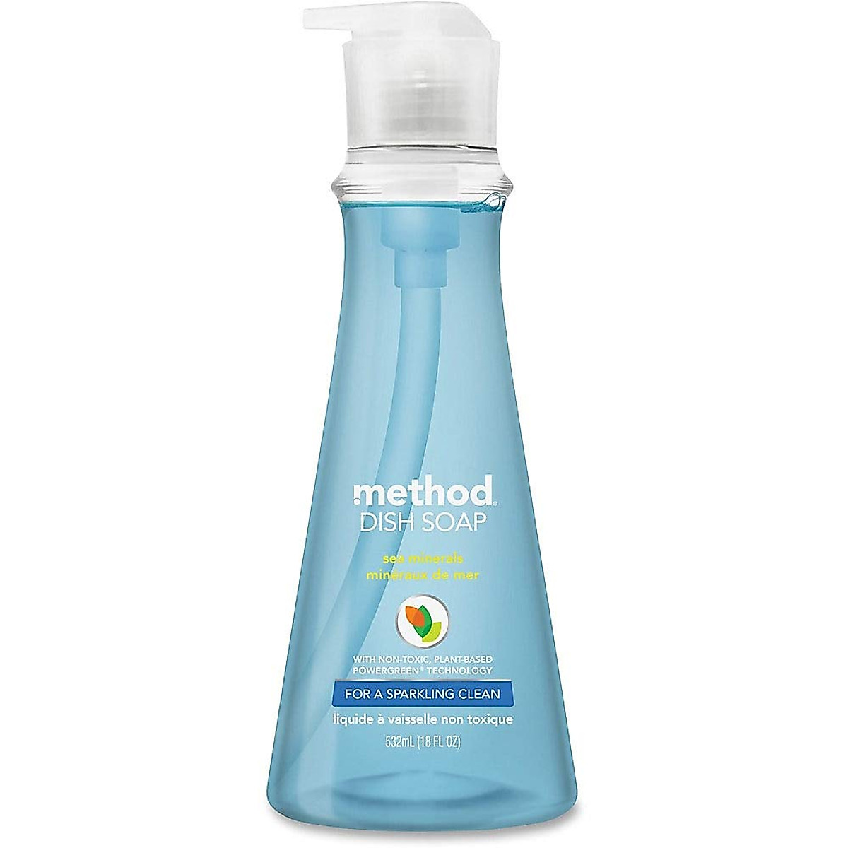 Method Dish Soap, Sea Minerals, Biodegradable Formula, Tough on Grease, 18 Fl Oz (Pack of 1)