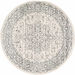 Hauteloom Rockfall Hallway, Kitchen Runner Rug - Traditional - Gray, Beige - 2'7" x 7'3"