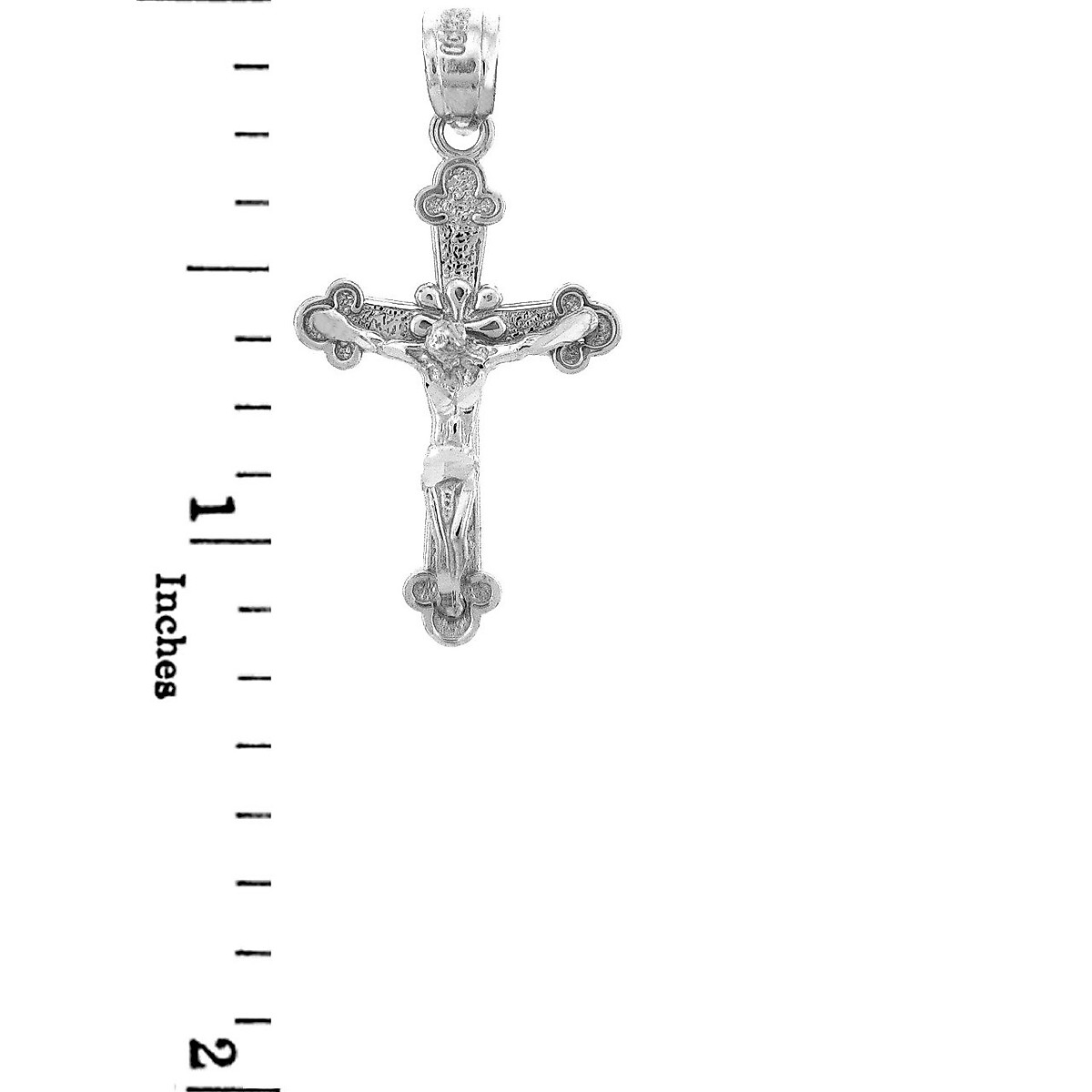 925 Sterling Silver Crucifix Pendant