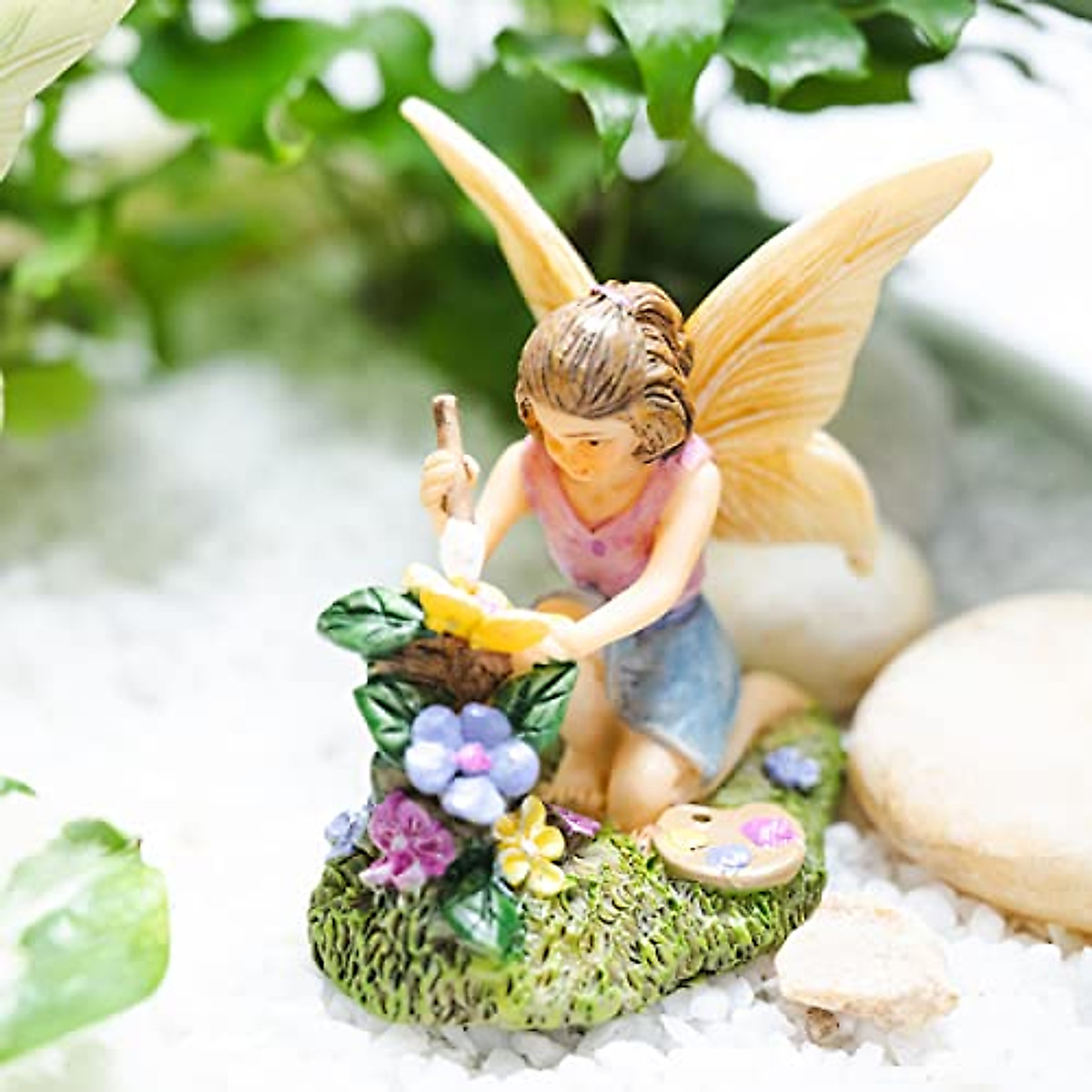 PRETMANNS Fairies for Fairy Garden – Fairy Garden Accessories for Outdoor – Garden Fairy Figurines – Garden Fairies for Miniature Fairy Garden – Small Fairy Figurines - 2 Piece Fairy Kit