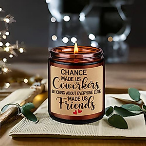 LEADO Coworker Candle - Work Bestie Gifts for Women, Men - Going Away Gift, Coworker Leaving Gifts, Thank You Gifts, Farewell Gifts for Coworkers - Friend Gifts, Funny Birthday Gifts for Women