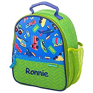 DIBSIES Personalized Trendsetter Lunch Box (Cars, Trucks, Planes, & Trains)