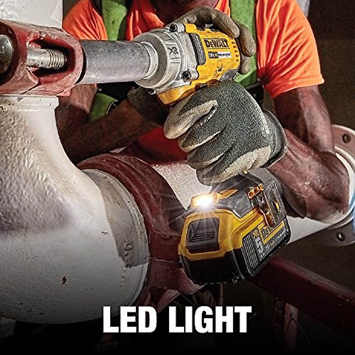 DEWALT 20V MAX* XR Cordless Impact Wrench Kit with Detent Pin Anvil, 1/2-Inch (DCF894P2)