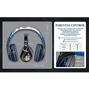 eKids Star Wars Ep 9 Kids Headphones, Adjustable Headband, Stereo Sound, 3.5Mm Jack, Wired Headphones for Kids, Volume Control, Foldable, Childrens Headphones Over Ear for School Home Travel (140)