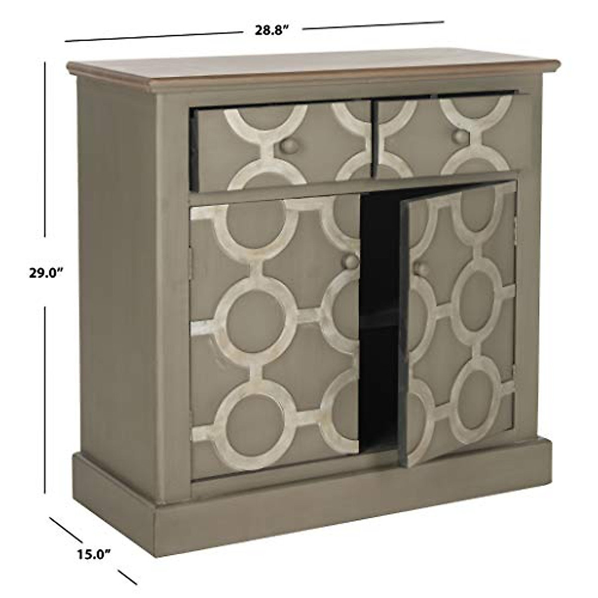 Safavieh American Homes Collection Petula Grey Chest