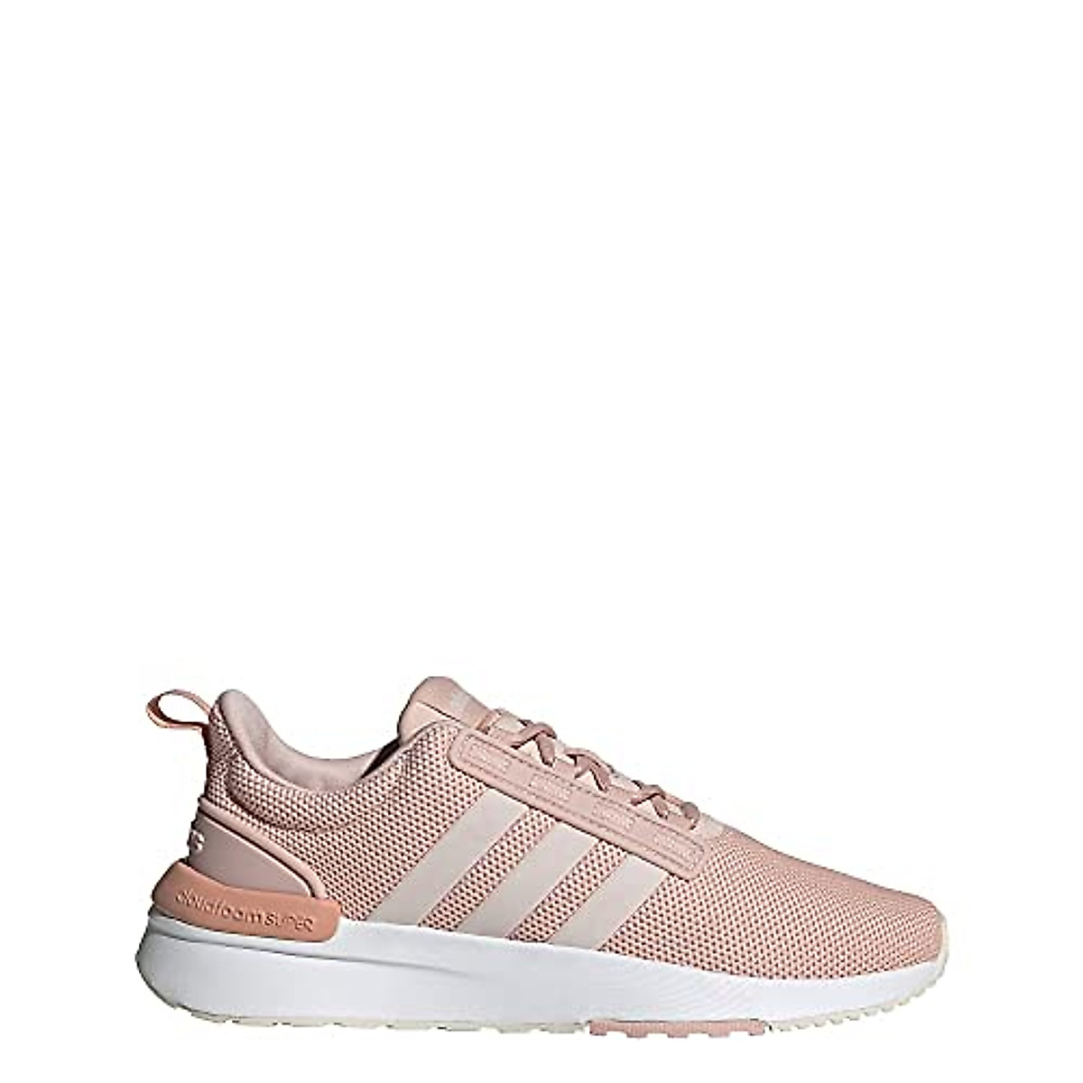 adidas Women's Racer TR21 Running Shoe, Vapour Pink/Chalk White/Black-White Box, 8