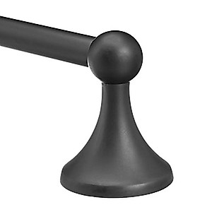 Amazon Basics AB-BR840-FB Towel Bar-Standard, 24-Inch, Flat Black