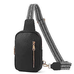 CLUCI Small Sling Bag for Women Vegan Leather Crossbody Chest Bags Trendy, Women's Fanny Pack