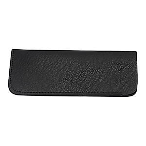 DIYOMR 6 Pack Soft Leather Eyeglass Bags Portable Unisex Glasses Pouch Multiple Pens Sleeve Case Classic Color for Business Men Women Teen Student Scholars