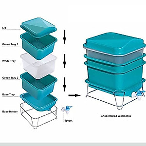 4-Tray Worm Compost Kit