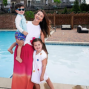 Mud Pie baby girls Terry Flower COVER UP, Flower, 2-3T US