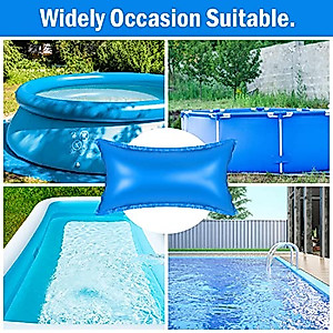 Gonioa 4 x 8 ft Pool Cover Pillow for Above Ground Swimming Pools, Winterize Pool Closing Kit, Extra Thick, Ultra Strong and Cold Resistant 0.4 mm PVC Winter Pillow for Pools, Cord Included