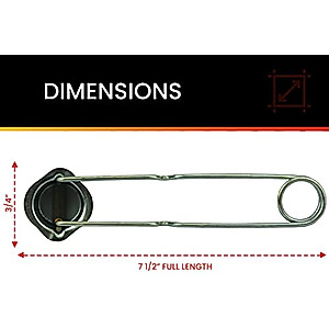 Hot Max 24172 Single Flint Striker with 5 Replacement Flints