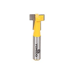 YONICO T Track T Slot Router Bit 1/4-Inch Hex Bolt 1/4-Inch Shank 14190q