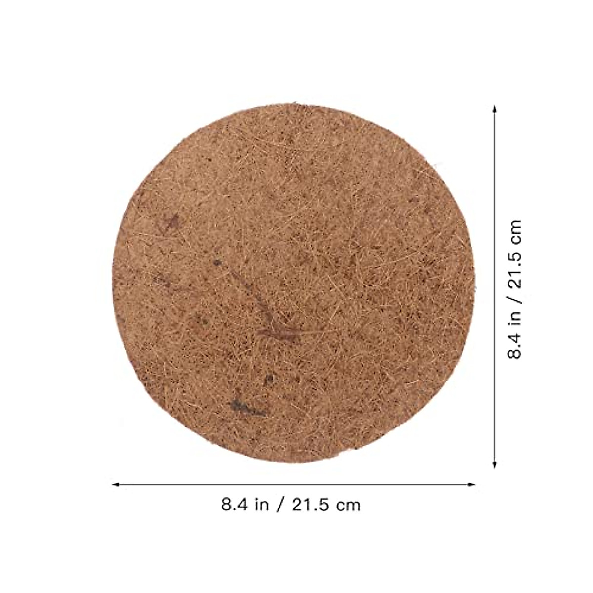 balacoo 10Pcs Bird Nesting Pads Natural Fiber Parrots Breeding Nests Bird Eggs Mat Provides Warm Hut Material Comfortable Bedding for Birds Pigeons Chicken 21cm