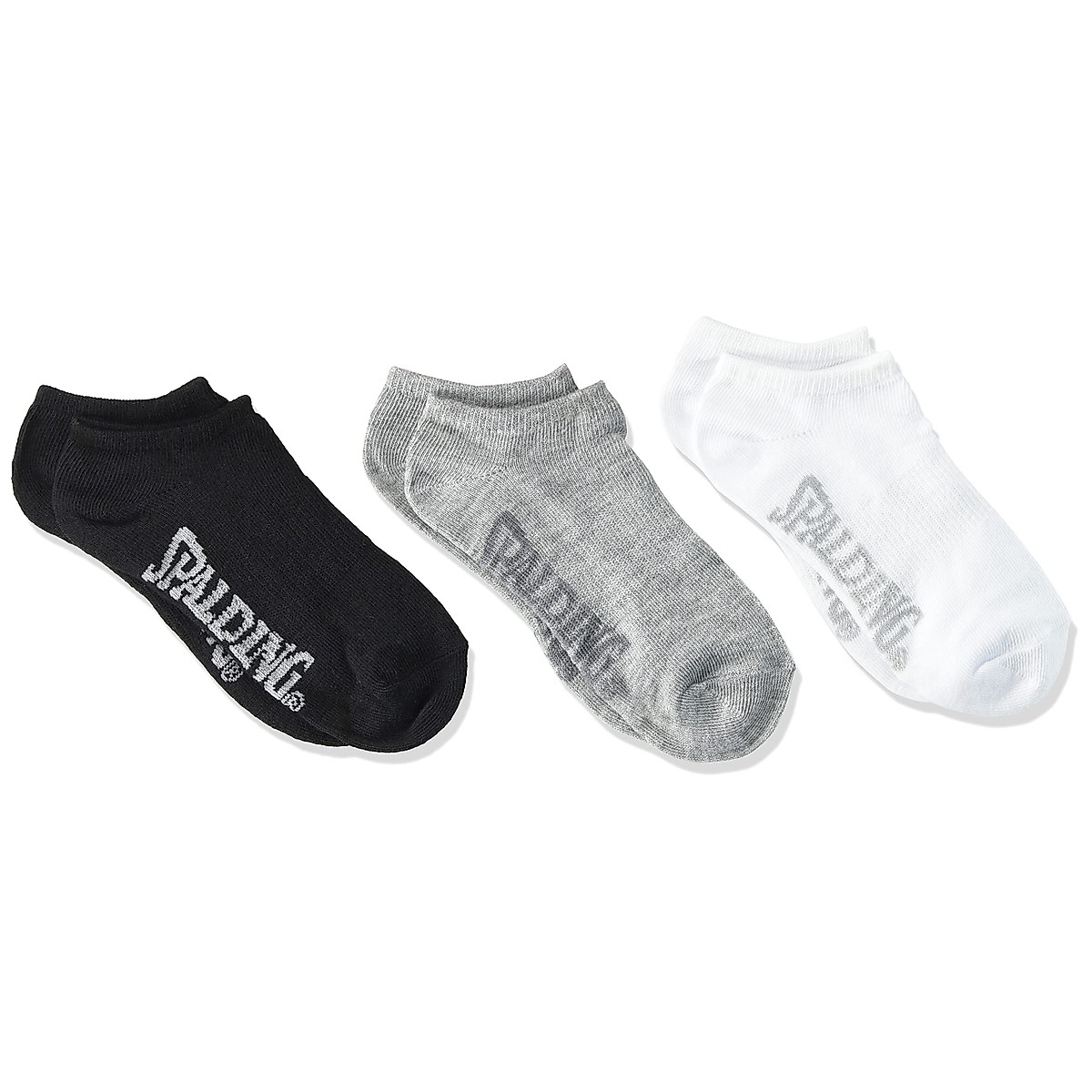 Spalding-unisex child Spalding Kids Recycled Yarn 30 Pack No Show Bundle Casual Sock,-Girls Assorted Neutral, Shoe Size 4-8 US