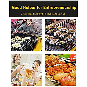 Stainless Steel Burner Gas BBQ for Outside Garden Grill BBQ with Fat Catcher, Tabletop Gas Grill Stainless Steel Two-Burner BBQ with Updated Knobs, Perfect for Camping, Picnics or Any Outdoor,Silver