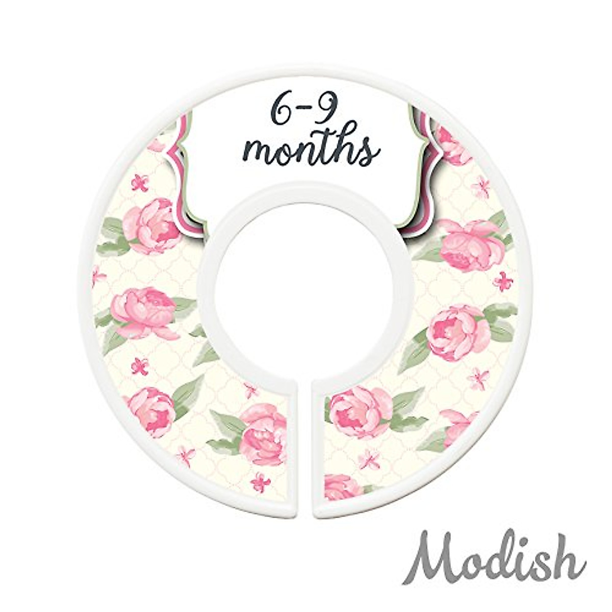 Modish Labels Baby Clothes Size Dividers, Baby Closet Organizers, Size Dividers, Baby Closet Organizers, Closet Dividers, Clothes Organizer, Nursery Décor, Girl, Flowers, Shabby Chic (Baby)