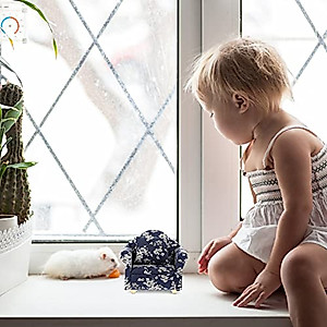 PATKAW Guinea Pig Hideout Hamster Accessories Hamster Mini Sofa Small Animal Sofa Chair Hamster Bed Habitat House Pad Rest Photo Props for Hamster Mice Rat Guinea Pig Hideout Hamster Accessories