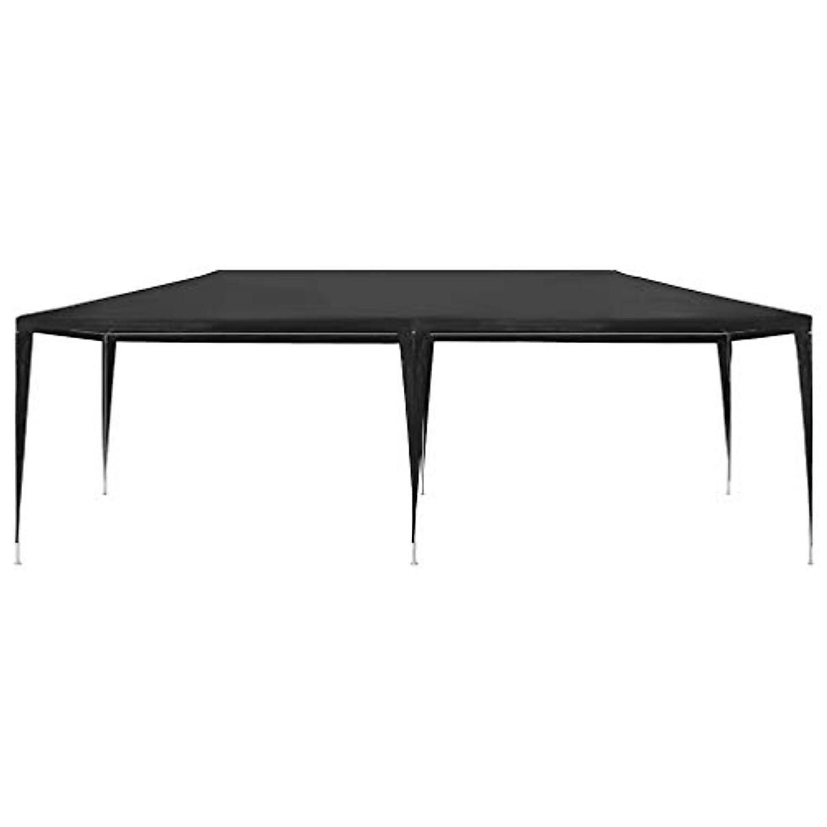 Festnight 10' x 20' Garden Outdoor Gazebo Canopy Pop Up Sun Steel Frame Shade Heavy Duty Patio Party Wedding Tent BBQ Camping Shelter Waterproof Pavilion Cater Events Black