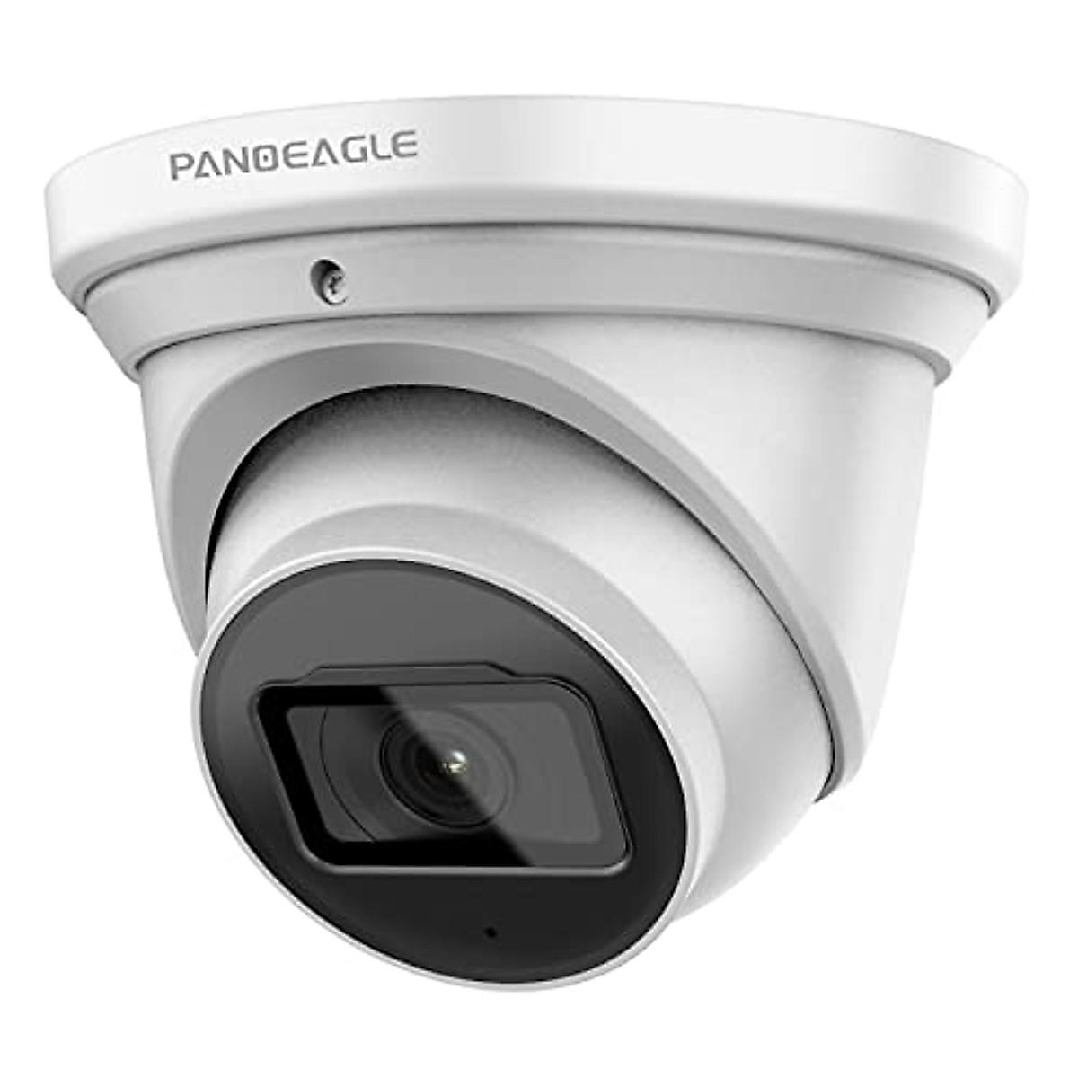 PANOEAGLE Starlight 8MP POE IP Camera Turret, Outdoor 4K Security Camera with Human Vehicle Detection, Built-in Mic, SD Card Slot, 98ft IR Night Vision, 2.8mm Wide Angle Lens, IP67 Waterproof, IVS