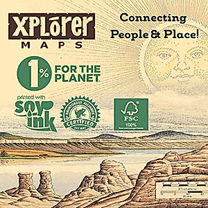 Acadia National Park Map Fleece Blanket - Hand-Drawn Original Art - Soft, Cozy, and Warm Throw Blanket for Couch - Unique Gift - 58"x 50"