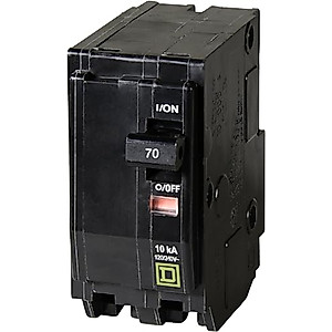 Square D - QO270CP Circuit Breaker, Black