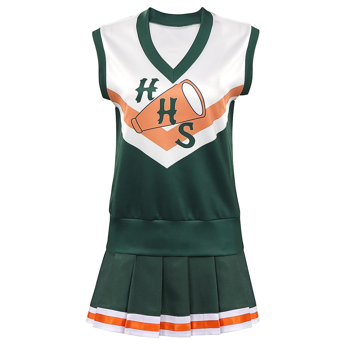 Boomtrader Women ST4 Costume Cheerleader Uniform Cosplay Hawkins High School Outfit Suit Halloween Party Dress Up