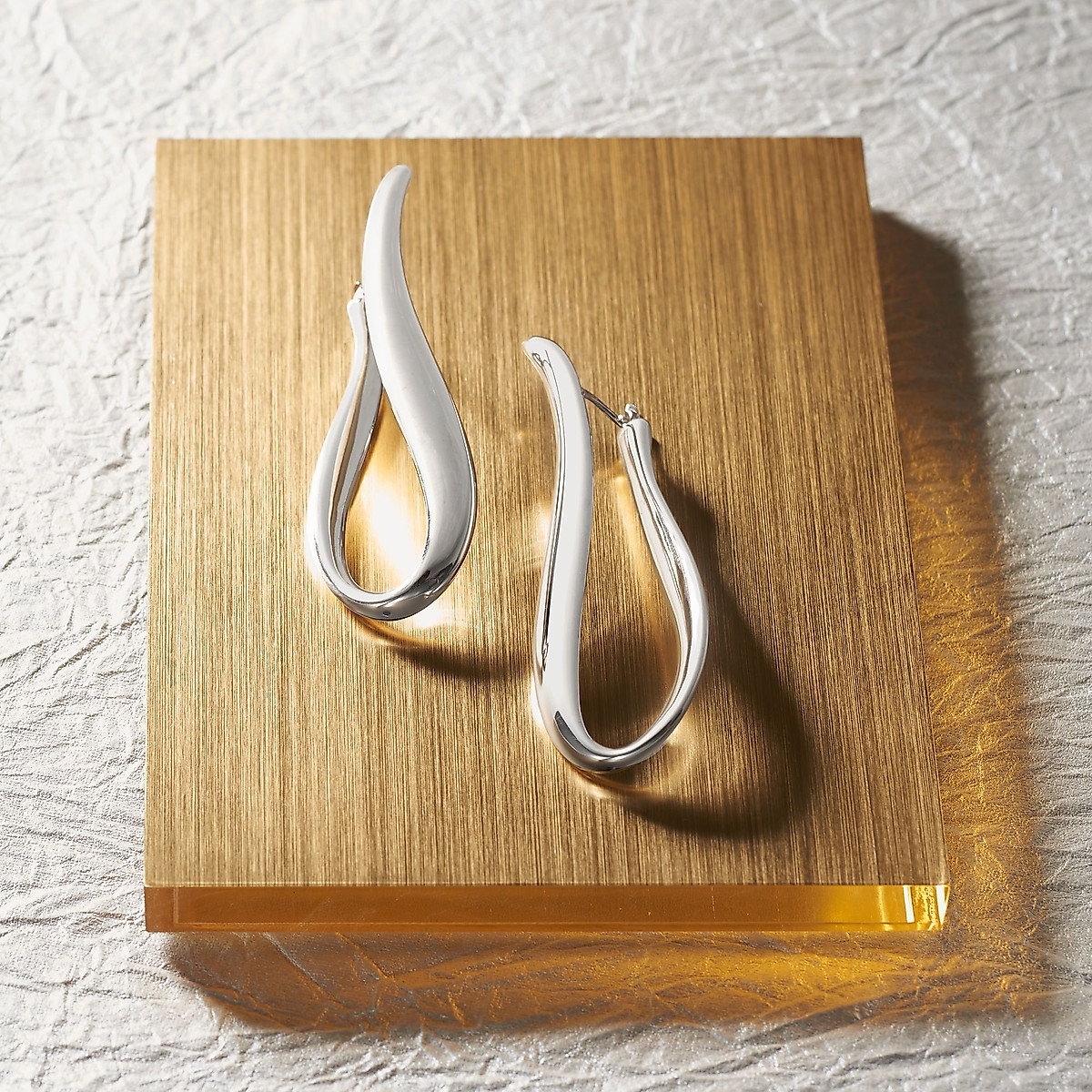 Ross-Simons Italian Sterling Silver U-Shaped Hoop Earrings