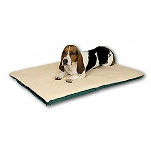 K&H Manufacturing Ortho Heated Dog Pad with Stay Put Bottom Size: Large (37" L x 27" W), Color: Oatmeal