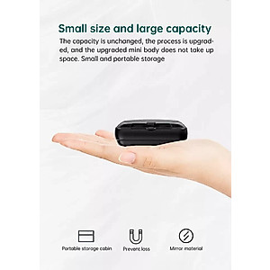 for TCL Revvl 4+ True Wireless Earbuds Bluetooth 5.1 Headset Touch Control with LED Digital Display Charging Case, Noise Cancelling Earbuds with Mic