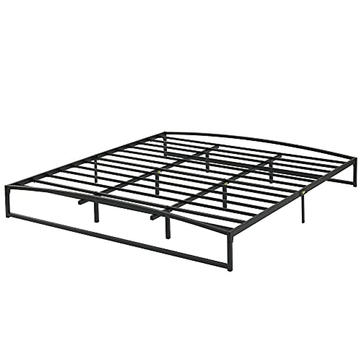 GAOMON 10 Inch Metal Platform King Size Bed Frame with Sturdy Steel Slats Support, Mattress Foundation, No Box Spring Needed, Easy Assembly, Black