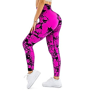 A AGROSTE Women Scrunch Butt Lifting Leggings High Waisted Workout Gym Yoga Pants Seamless Compression Booty Tights