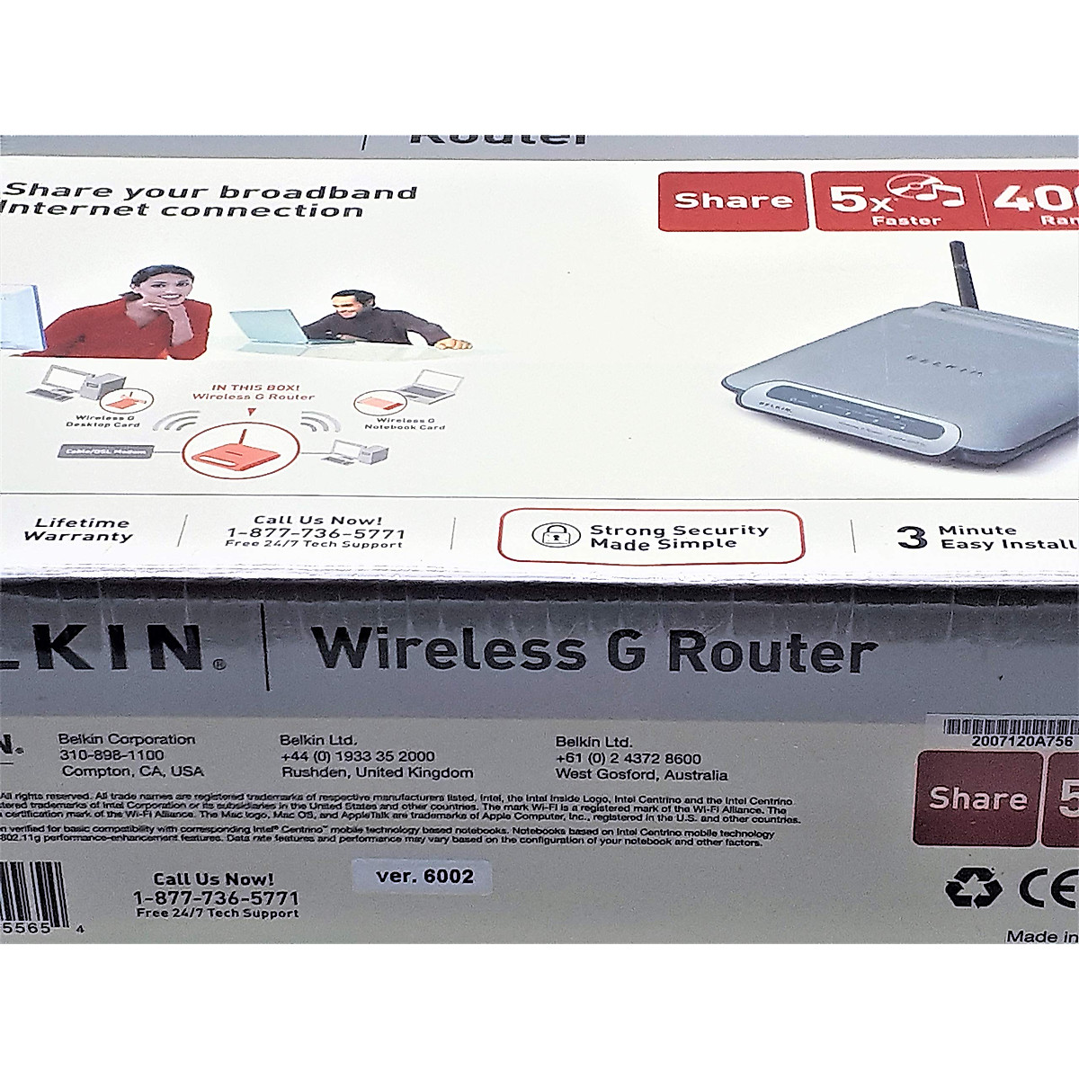 Belkin Wireless-G Router DSL/Cable Gateway