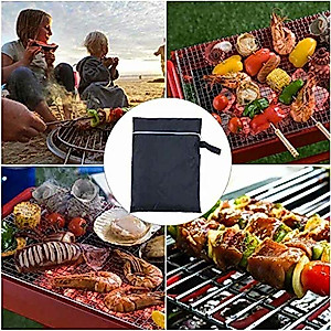 Cover Protective and Garden Outdoor Barbecue with Waterproof Grill Dust-Proof Kitchen，Dining & Bar X Large Griddle (Black, One Size)