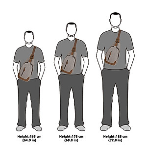 Canvas Sling Bag Crossbody Backpack Shoulder Casual Rucksack for Men Women