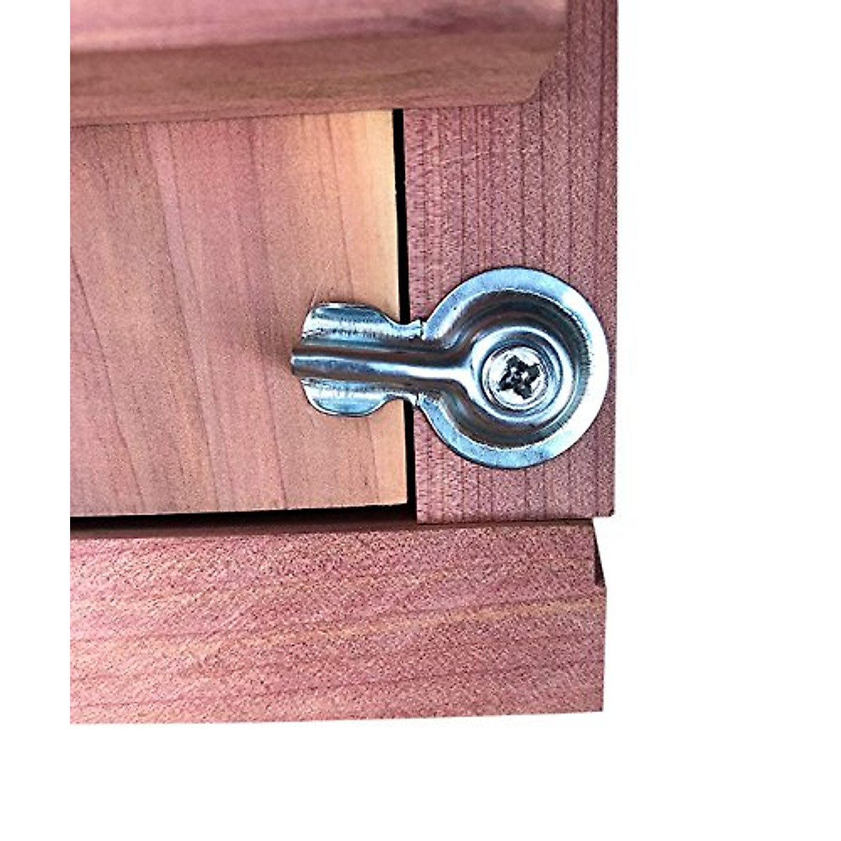 Vundahboah Amish Goods Screech Owl House Box for Nesting- Handmade in USA- Solid Cedar Wood Saw-Whet/Kestrel/Screech Owl/Flicker- Cedar Shavings Included