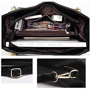 Handbags and purses,Womens Leather Handbags Purses Top-handle Totes Satchel Shoulder Bag for Ladies, (3#Red)