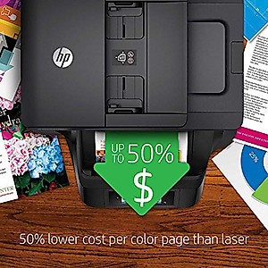 HP OfficeJet Pro 8720 All-in-One Wireless Printer, HP Instant Ink or Amazon Dash replenishment ready - Black (M9L74A)
