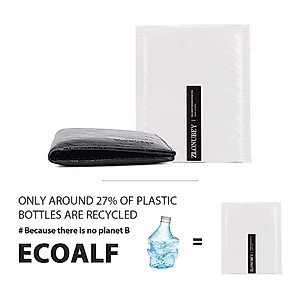 ZLONUBEY Wallets for Mens RFID Protection Leather Slim Small Womens Wallet Business Card Holders (Black)