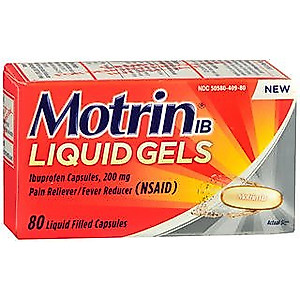 Motrin IB Liquid Gels - 80 ct, Pack of 2